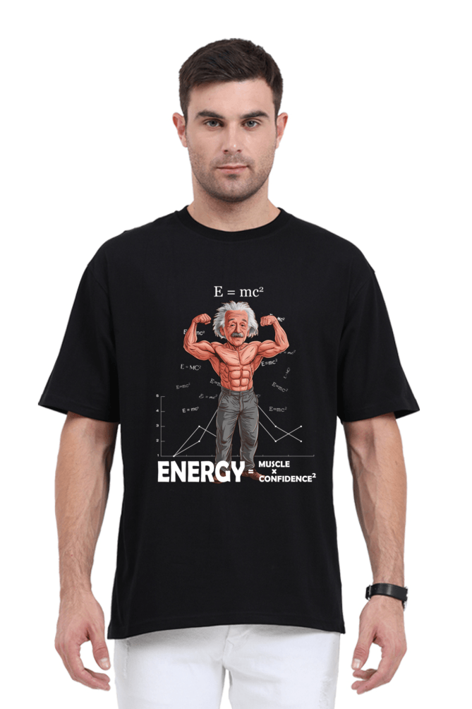 Manmaker's Einstein Oversized T-shirt | Fitness T-shirt | Gym T-shirt